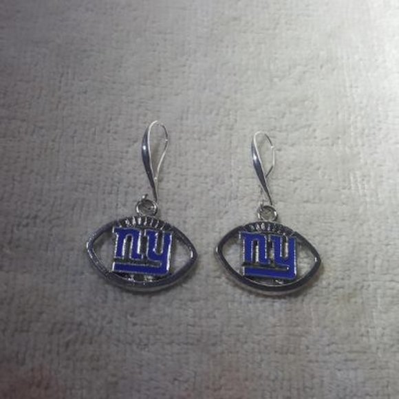 NFL | Jewelry | New York Giants Nfl Dangle Earrings New | Poshmark